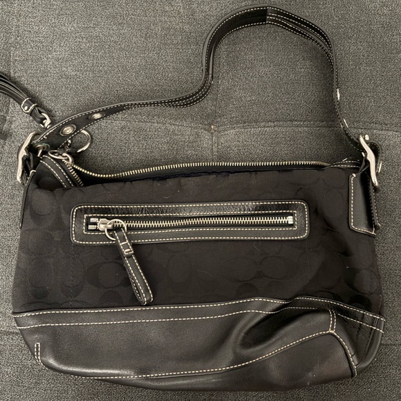 Coach | Bags | Coach Womens Shoulder Bag With Silver Accents | Poshmark